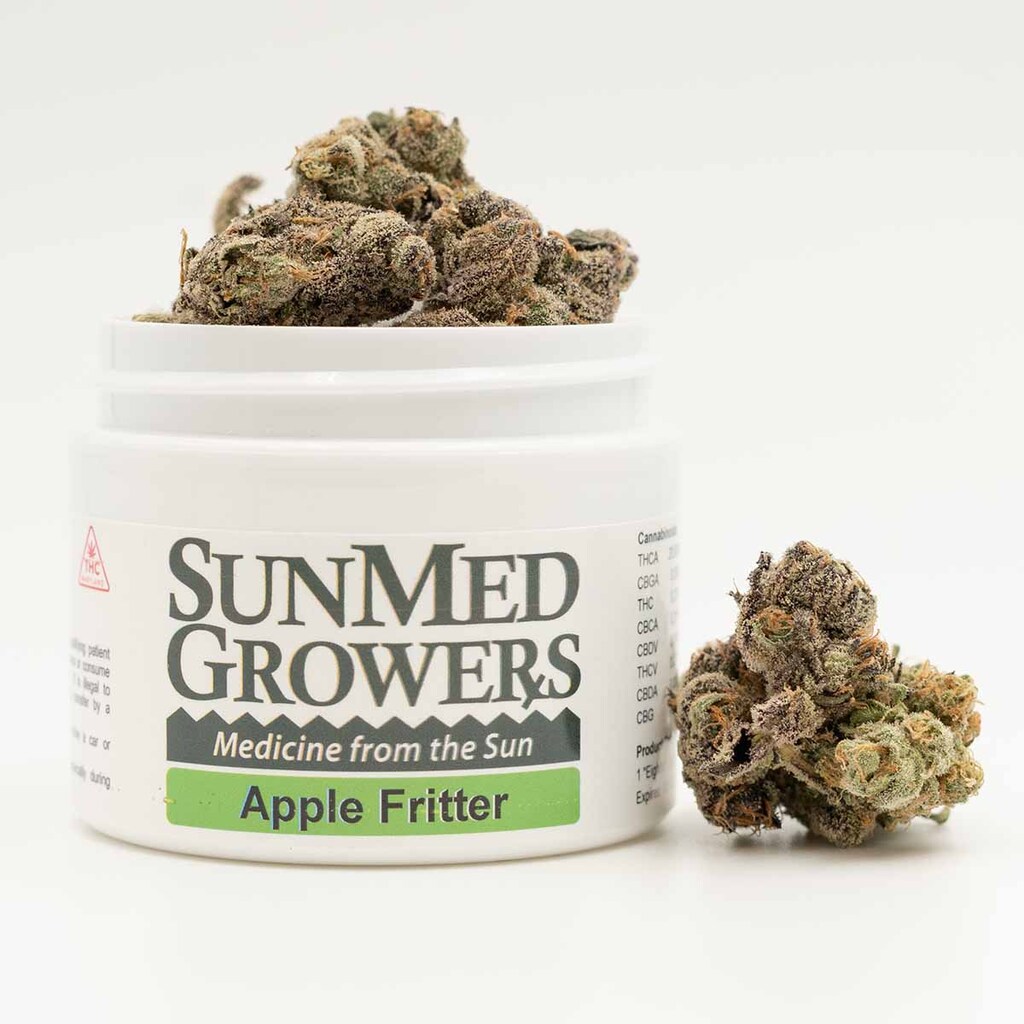 Buy Apple Fritter 3.5g Buds | 3.5g | SunMed | Cannabis Salisbury