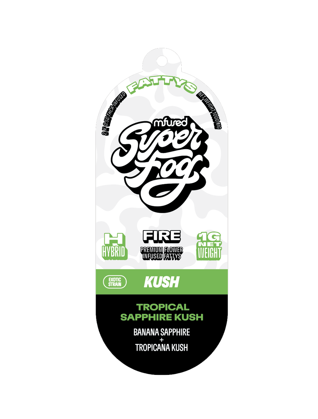 SuperFog Tropical Sapphire Kush Infused Pre-Roll Multi-Pack, 2.5g, 5pk ...