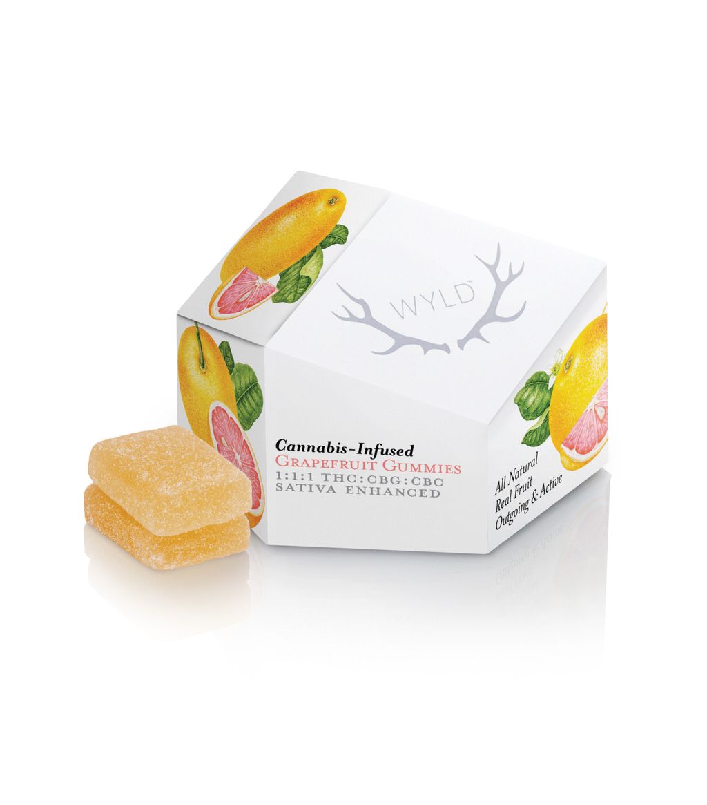 Buy Grapefruit 1 1 1 Cbg Cbc Sativa 10mg 10 Pack Gummies 10mg