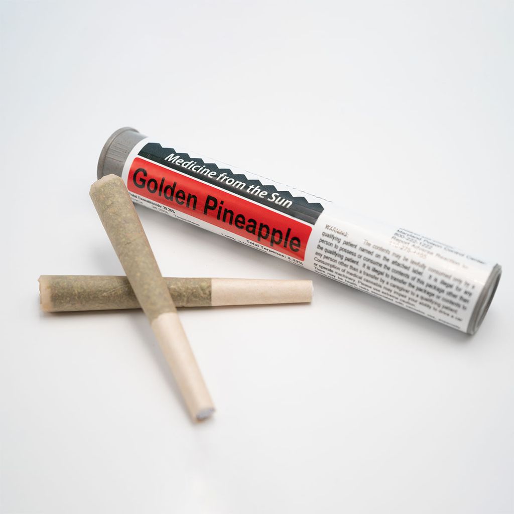 Buy Golden Pineapple 2pk / 1g Pre-Rolled Joints | 2pk / 1g | SunMed ...