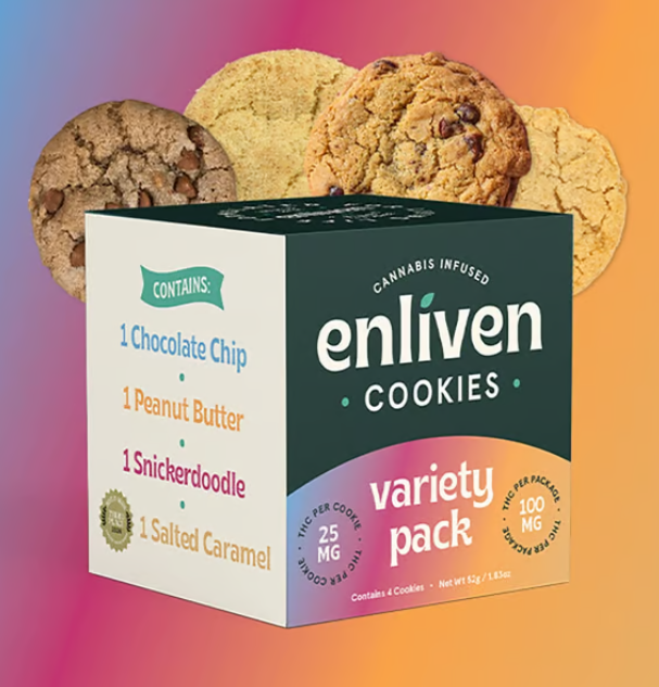 Buy Variety 4-Pack 100mg 4pk Cookies online - Aroma Hill Kankakee ...