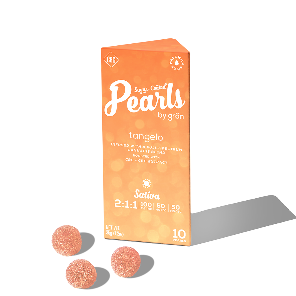 Buy Tangelo Pearls 2:1:1 THC:CBC:CBG 100mg 10pk Full Spectrum Gummies ...