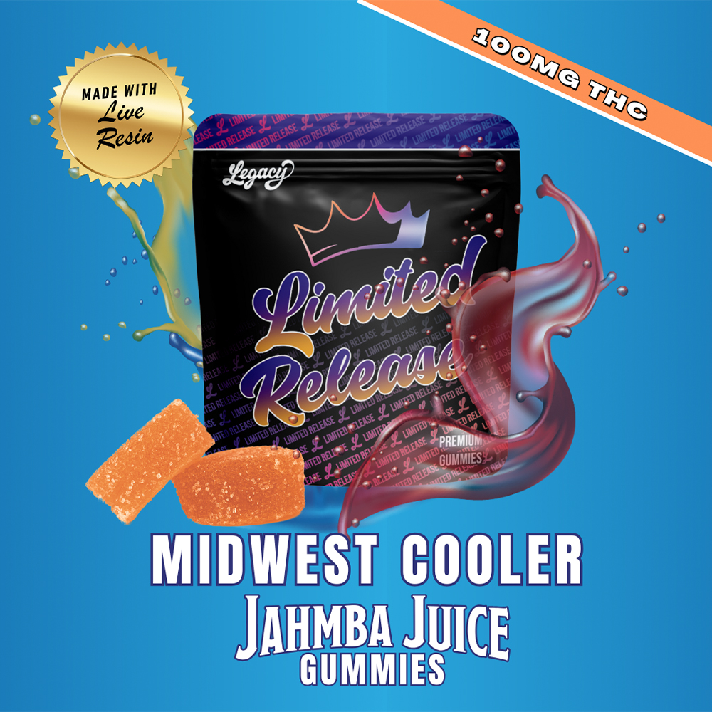 Buy Midwest Cooler Live Resin 10pk 100mg Gummies online - Revolution ...