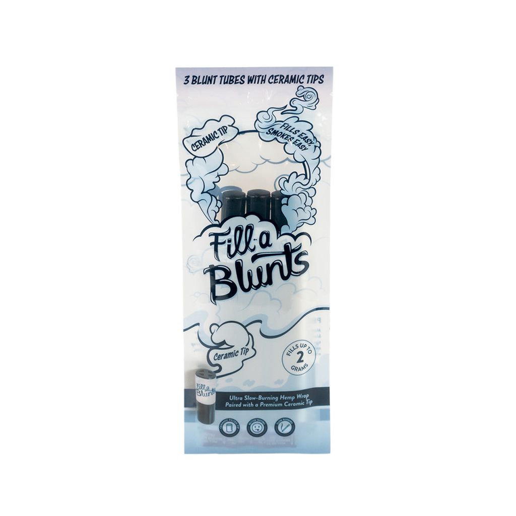 Buy 2G Blunt Tubes with Ceramic Filter Tips 3pk Each | 3pk Each | Fill ...