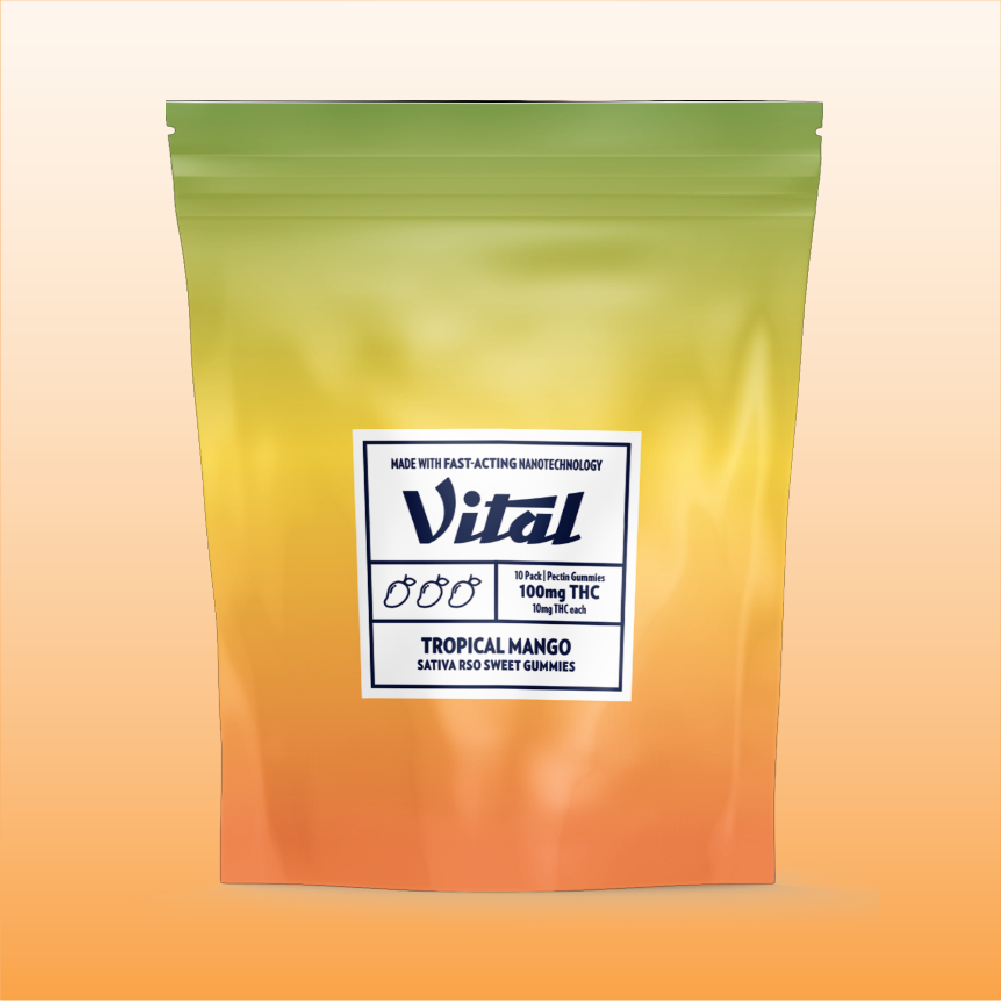 Buy Tropical Mango 100mg [10pk] Candy Gummy 100mg [10pk] Candy online ...
