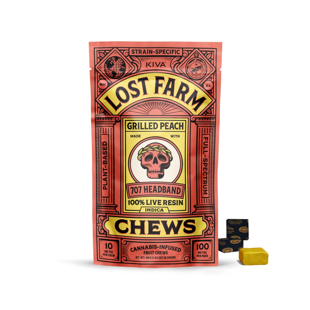 Buy Lost Farm Grilled Peach 100mg 10pk Fruit Chews online - Ivy Hall ...