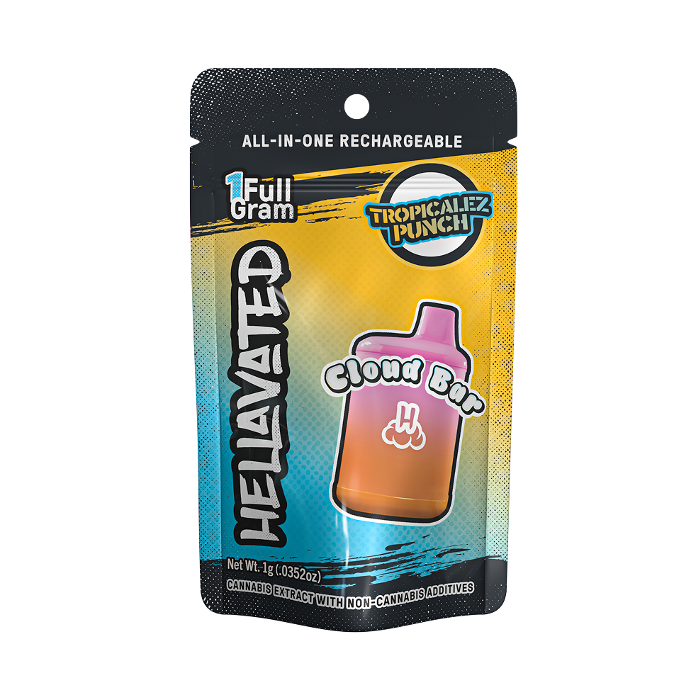 Buy Tropicalez Punch 1g Cloud Bar Disposable | 1g | Hellavated ...