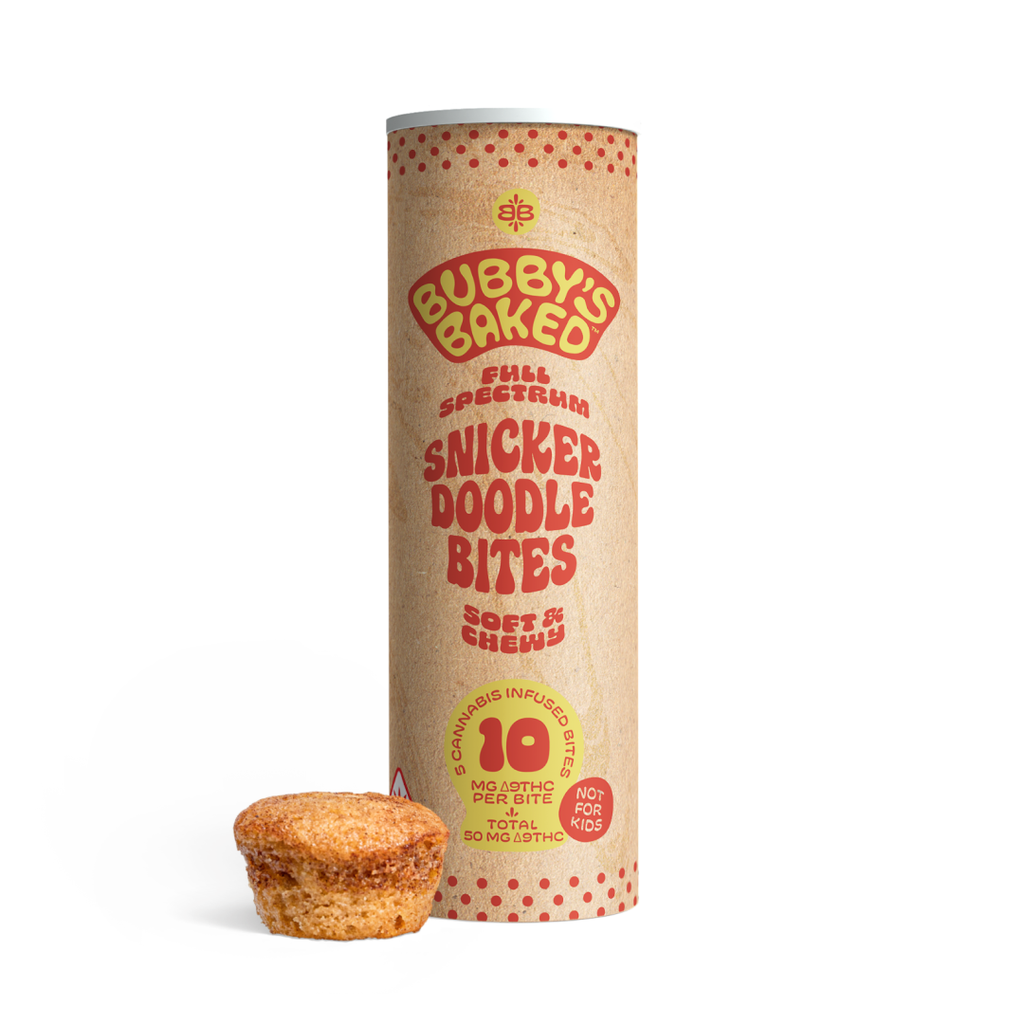 Buy Snickerdoodle 50mg / 5pk Bites | 50mg / 5pk | Bubby's Baked ...
