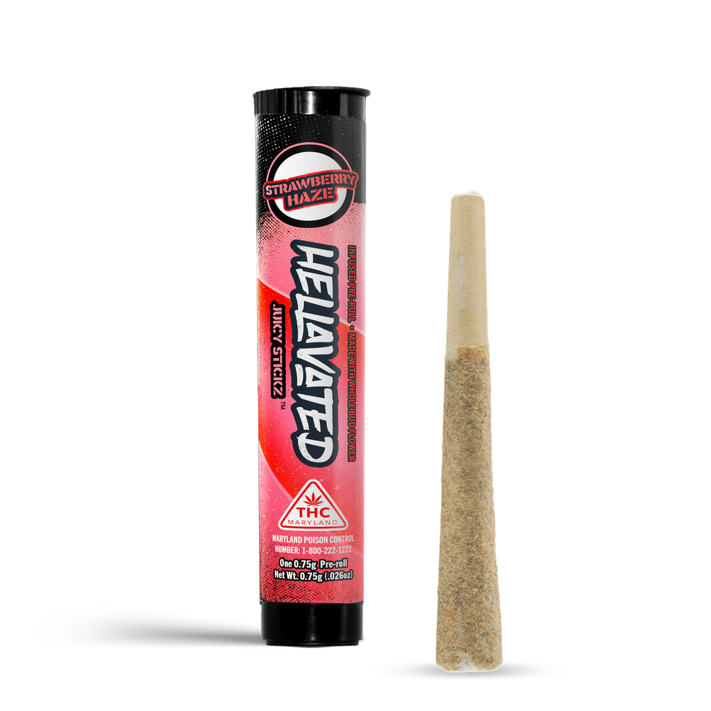 Buy Juicy Stickz Strawberry Haze 1pk / 0.75g Infused Joints | 1pk / 0 ...