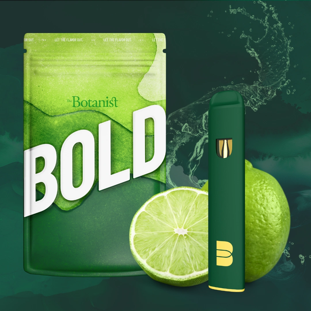 Buy Lime Blast BOLD 1g Disposable Pen | 1g | The Botanist | Cannabis Lodi